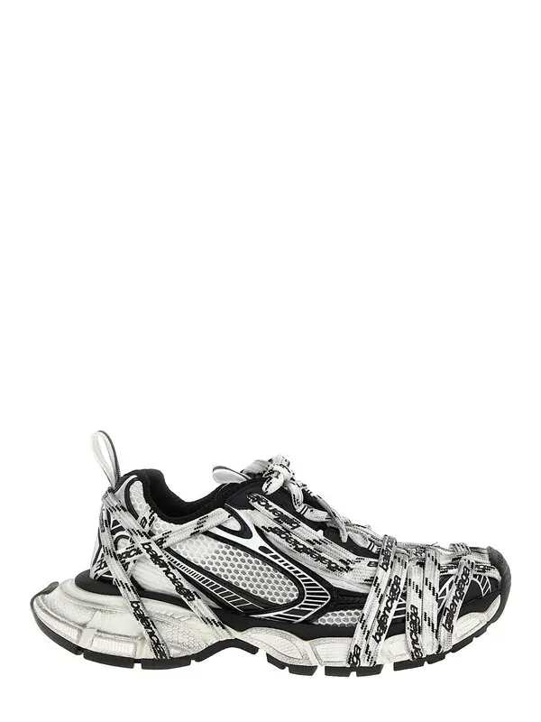 Balenciaga 3xl Extreme Laces Sneakers - White/black