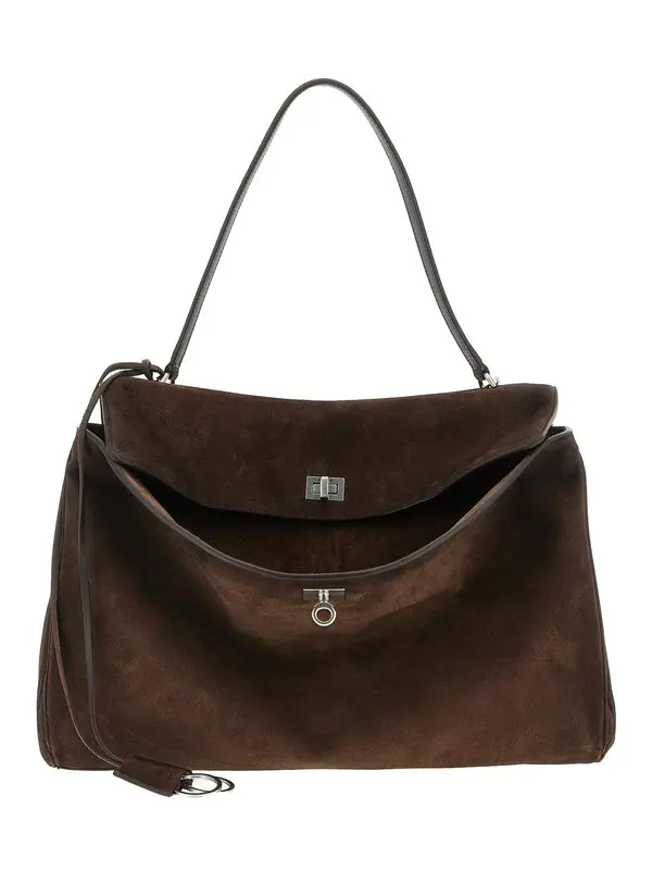 Balenciaga Large Rodeo Shoulder Bag - Brown