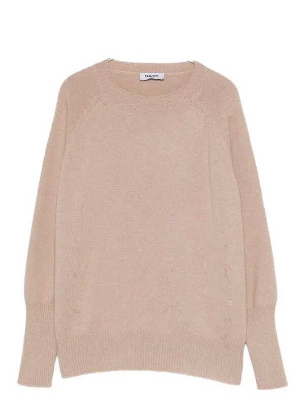 BASE Wool Crewneck Sweater - Beige