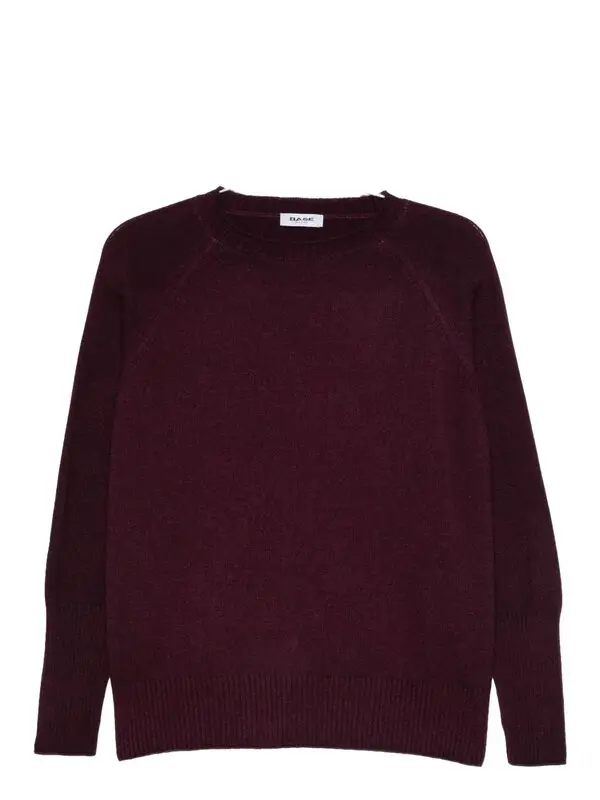 BASE Wool Crewneck Sweater - Purple