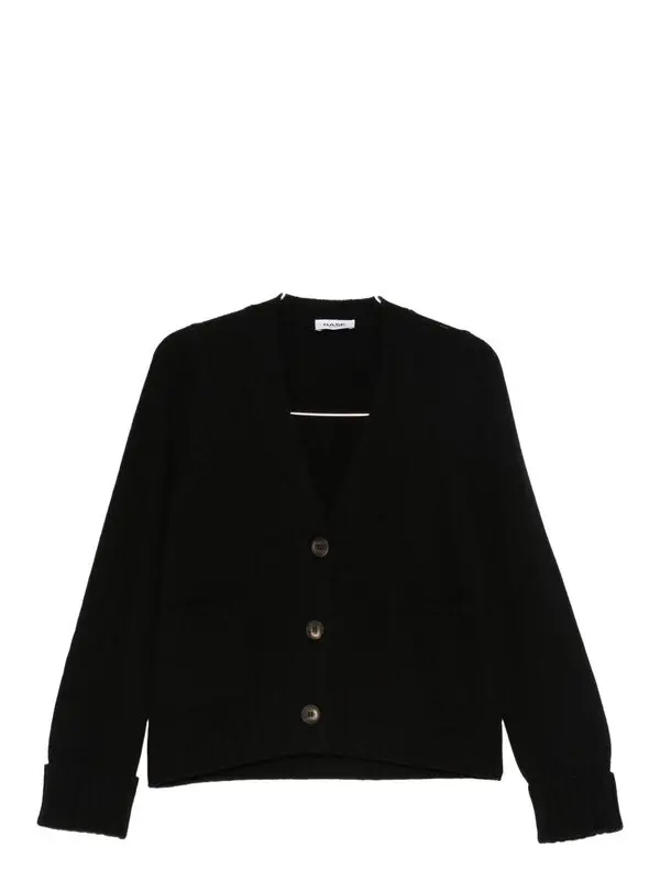 BASE Wool Cardigan - Black
