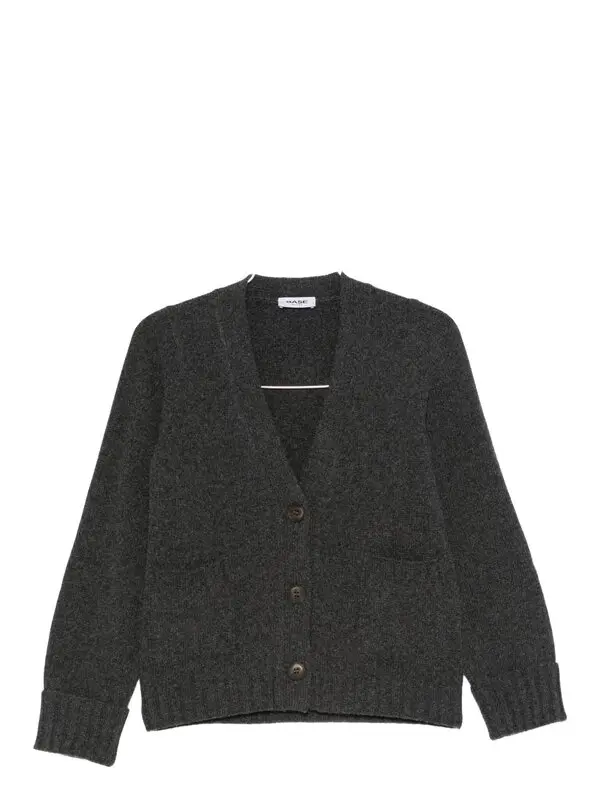 BASE Wool Cardigan - Grey