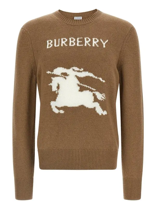 Burberry Bobby Wool And Cashmere Sweater - Beige