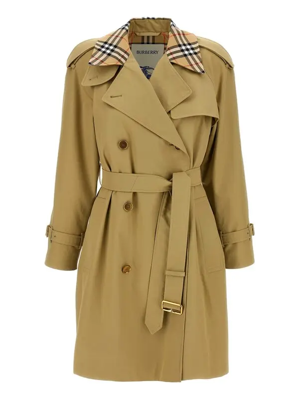 Burberry Medium 'castleford' Trench Coat - Beige