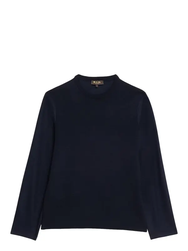 Loro Piana Breia Cashmere And Wool Crewneck Sweater - Light