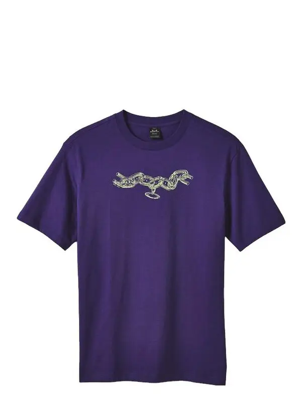 Oakley Snap Chain Graphic Tee - Dark Purple