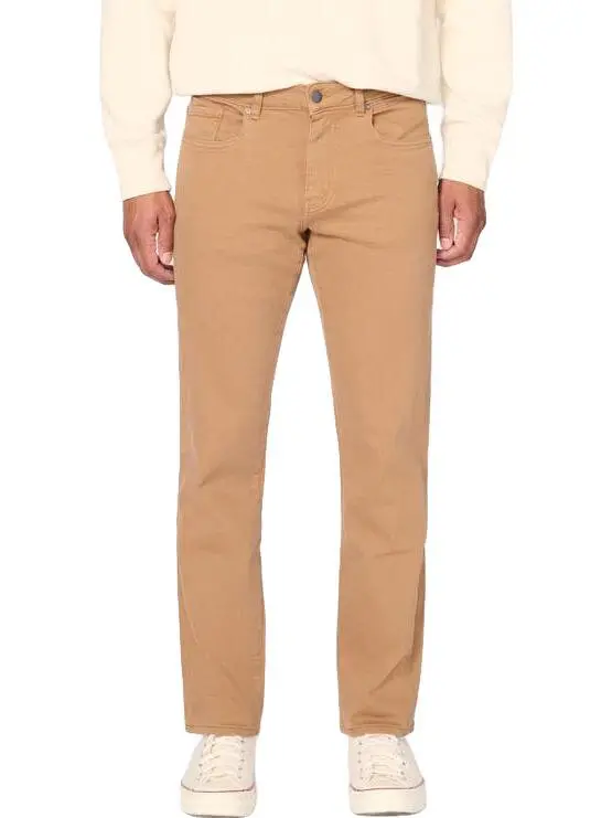 Warp + Weft Ord Straight Leg Twill Pants - Tobacco Brown