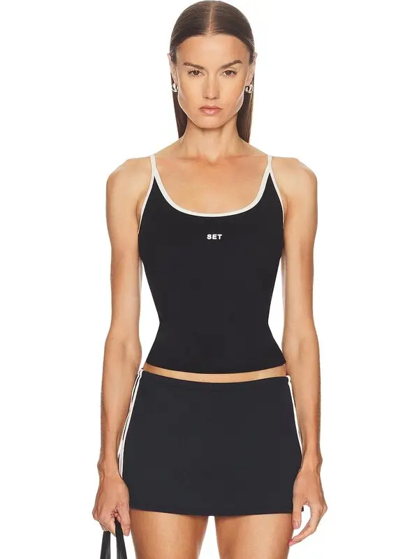 SET ACTIVE Sportbody Sporty U Tank Top - Ref