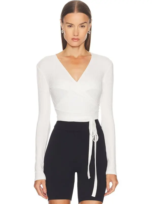 NORBA Wrap Top - White