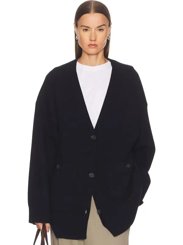 TOTEME Longline Cardigan - Navy