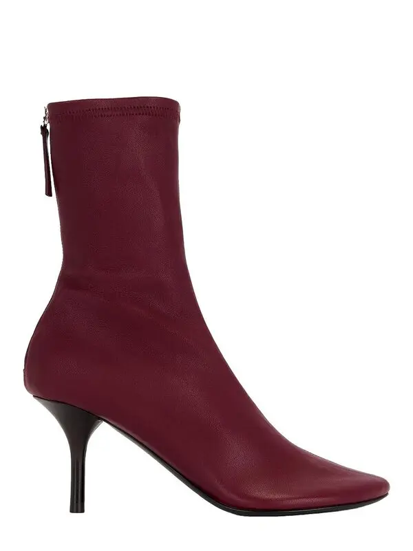 Acne Studios Back Ankle Boot - Wine Red
