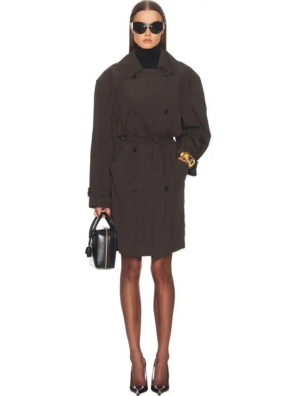 Saint Laurent Trench Coat - Marron