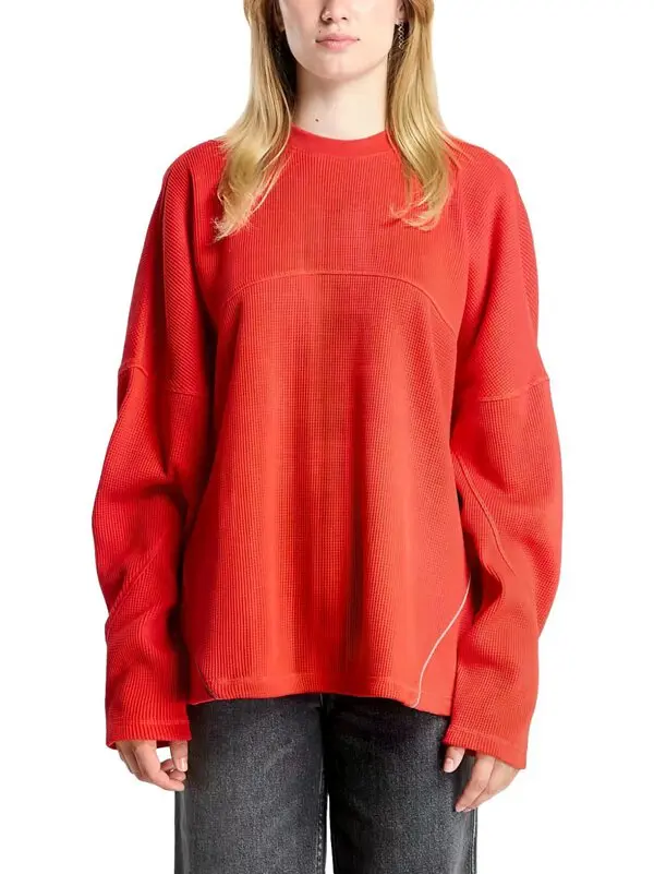 Adidas La Cienega Ls Long-sleeved Sweatshirt - Red