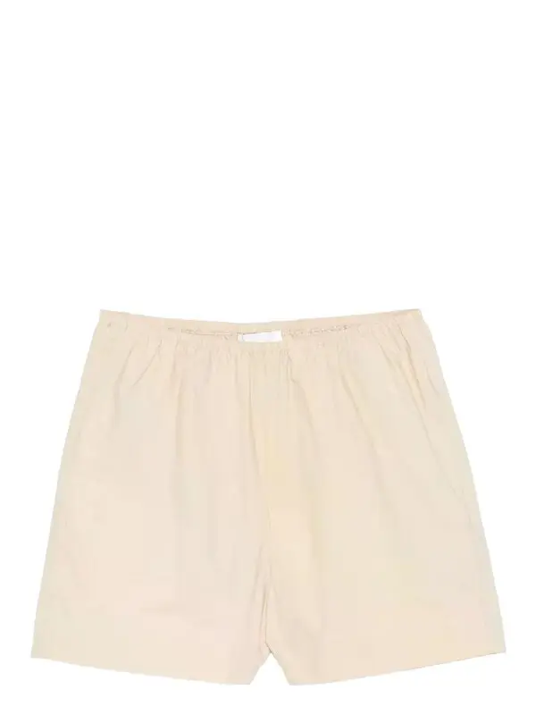 Nanushka Cotton Drawstring Shorts - Neutrals