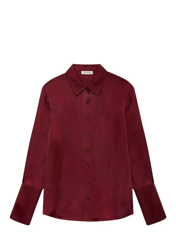 ANINE BING Amanda Shirt - Red