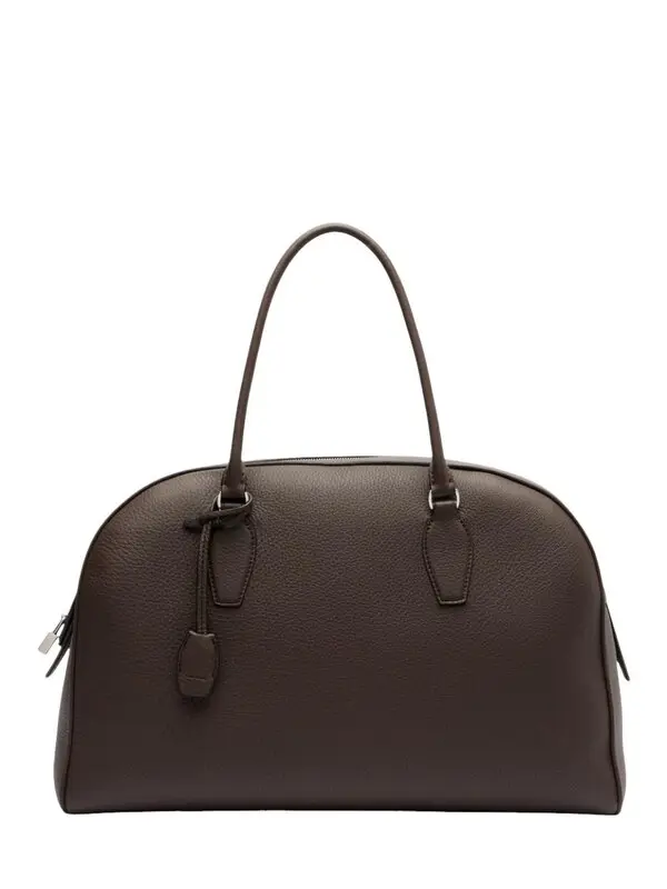 THE ROW India 15.75 Leather Tote Bag - Brown