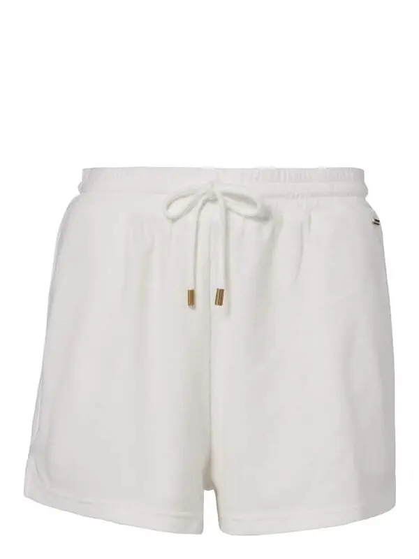 Melissa Odabash Laura Cotton-blend Shorts - White