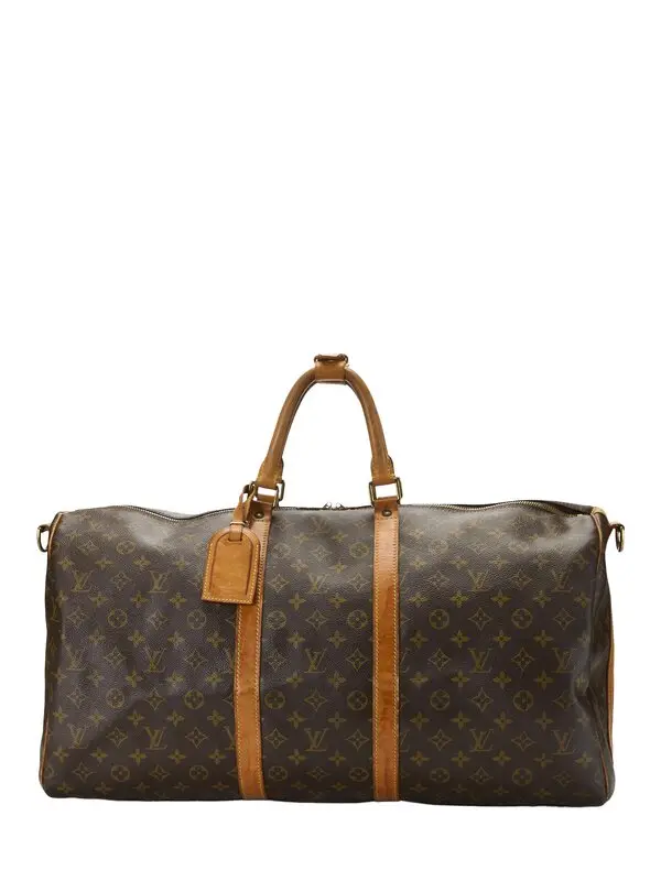 LOUIS VUITTON Monogram Keepall 55 - Brown