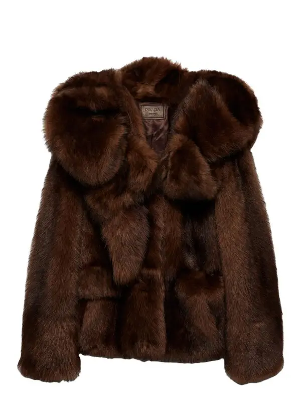 Prada Shearling Jacket - Brown