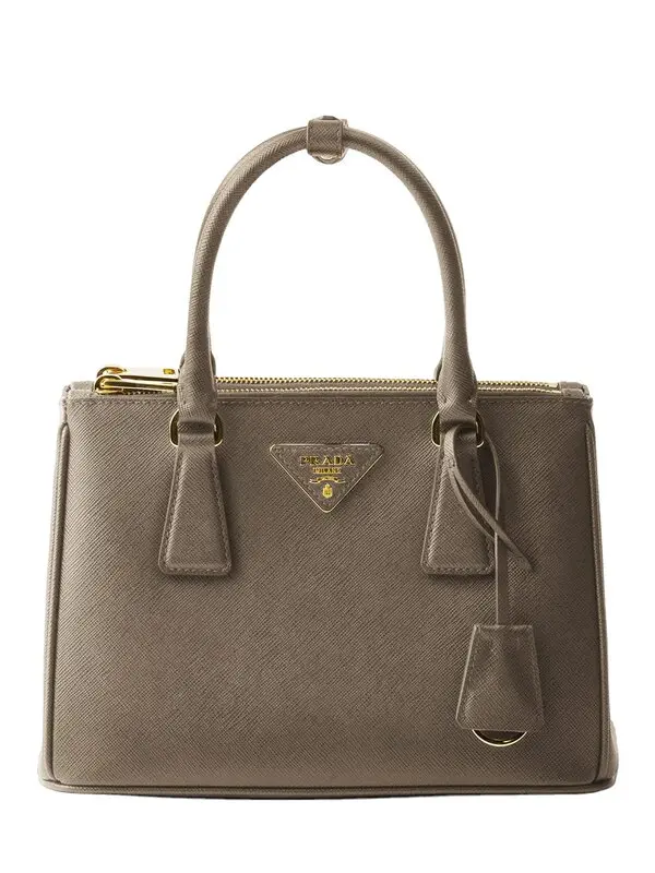 Prada Galleria Small Saffiano Leather Bag - Grey