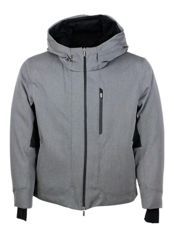 MOORER Apres-ski Down Jacket - Grigio Asfalto