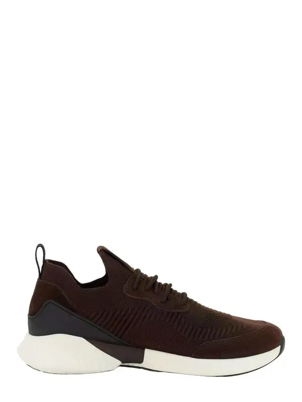 Boggi Milano Willow Wool-blend Sneakers - Brown