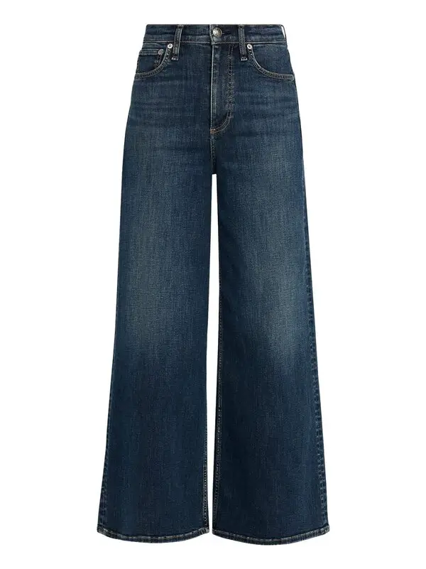 Rag & Bone Flexi Sofie High-rise Wide-leg Jeans - Ness