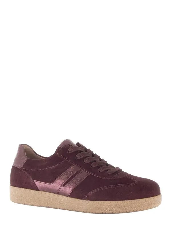 Gabor 73.300 Leather Sneaker - Mulberry