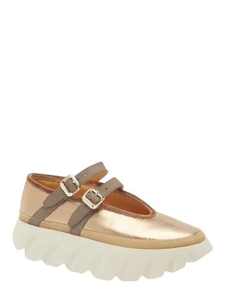 4CCCCEES Tura Ballet Platform Loafer - Brass