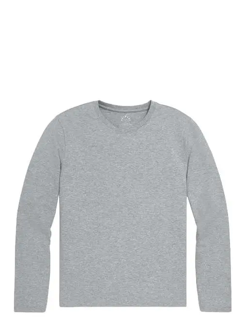 PRIMARY Long Sleeve Everyday Tee - Heather Gray