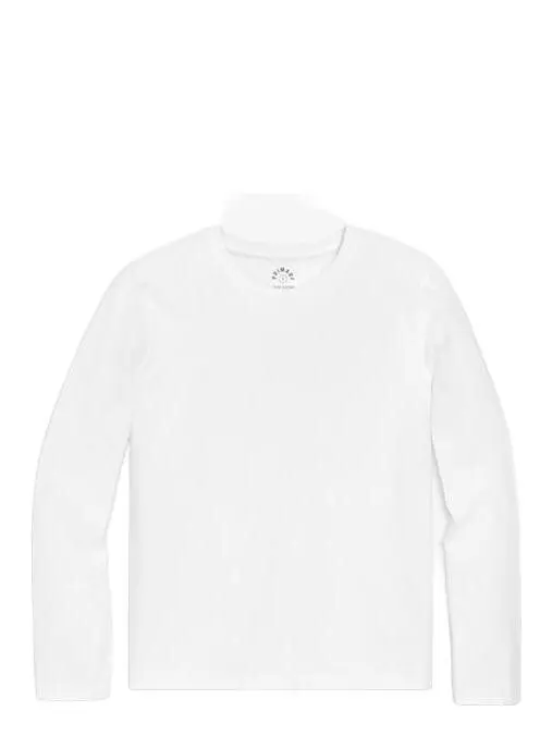 PRIMARY Long Sleeve Everyday Tee - White