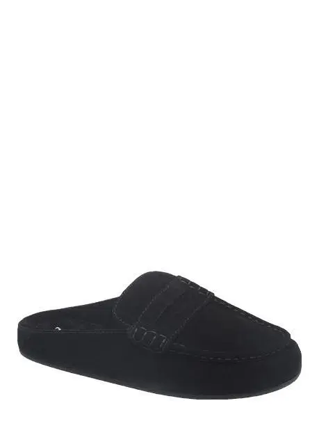 Jeffrey Campbell Miles Loafer Mule - Black Suede
