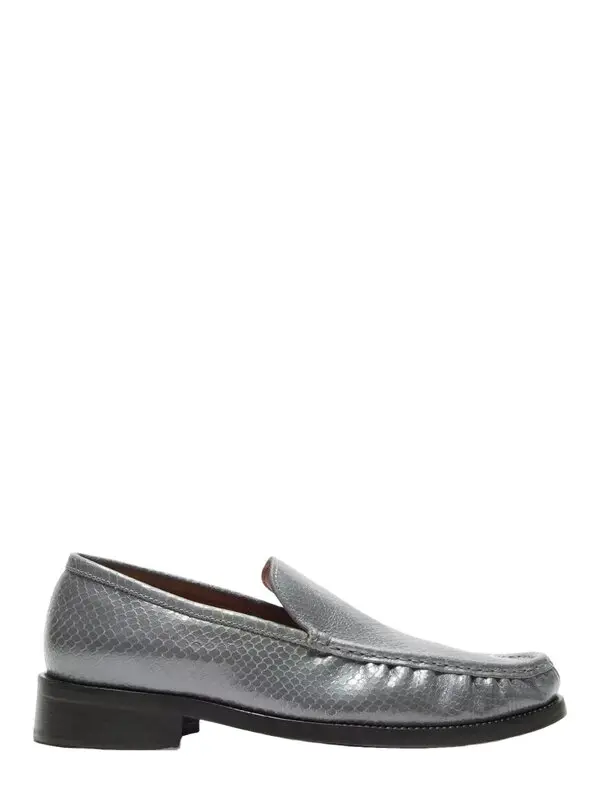 Acne Studios Leather Loafers - Grey