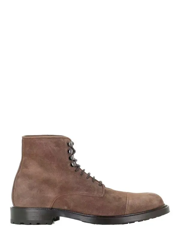TASSINARI Suede Lace-up Boots - Brown