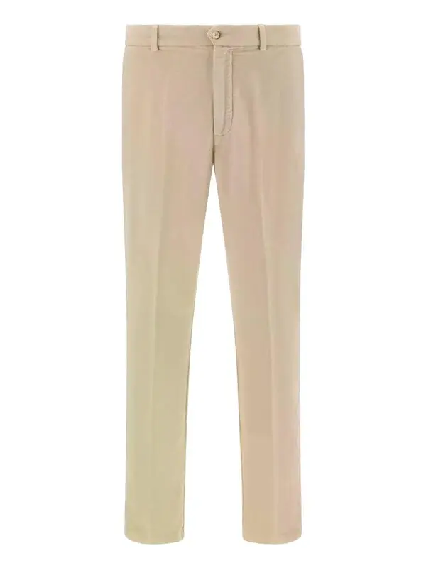 Boggi Milano Buttoned Trousers - Neutrals