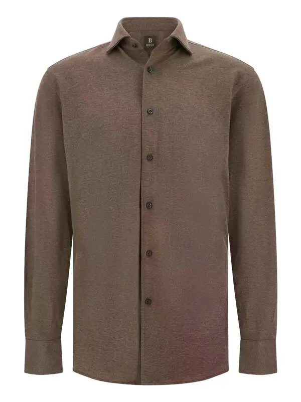 Boggi Milano Long-sleeves Shirt - Brown