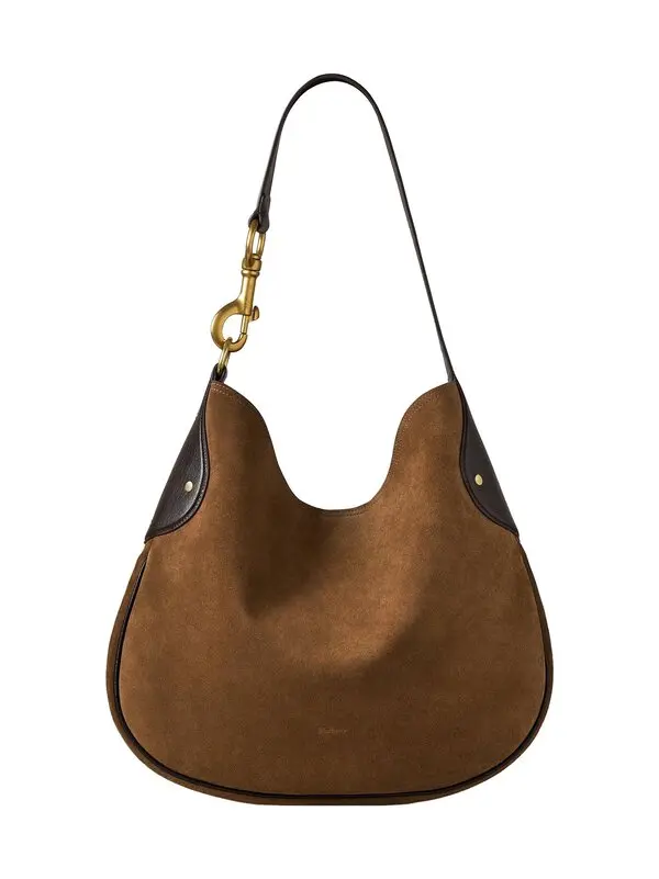 Mulberry Hackney Shoulder Bag - Vintage Oak Suede