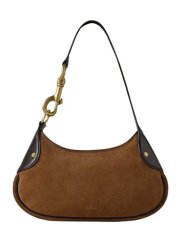 Mulberry Hackney Shoulder Bag - Vintage Oak Suede