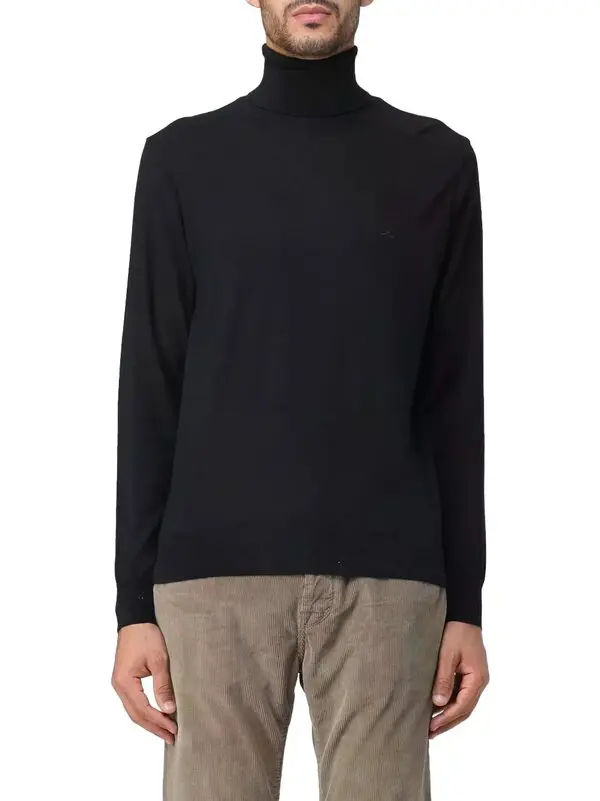 Paul & Shark Roll-neck Sweater - Black