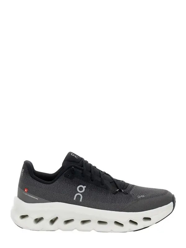 On Lace Up Sneakers - Black