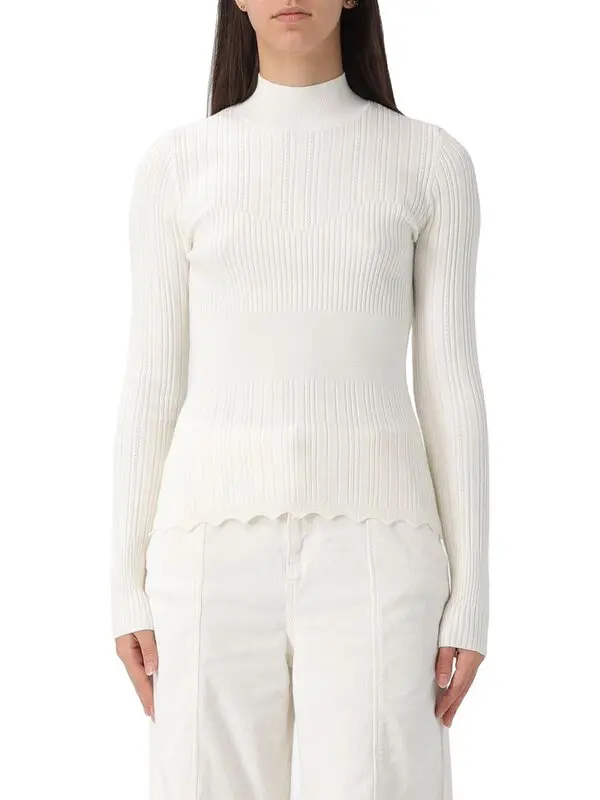 TWINSET Ribbed Top - White