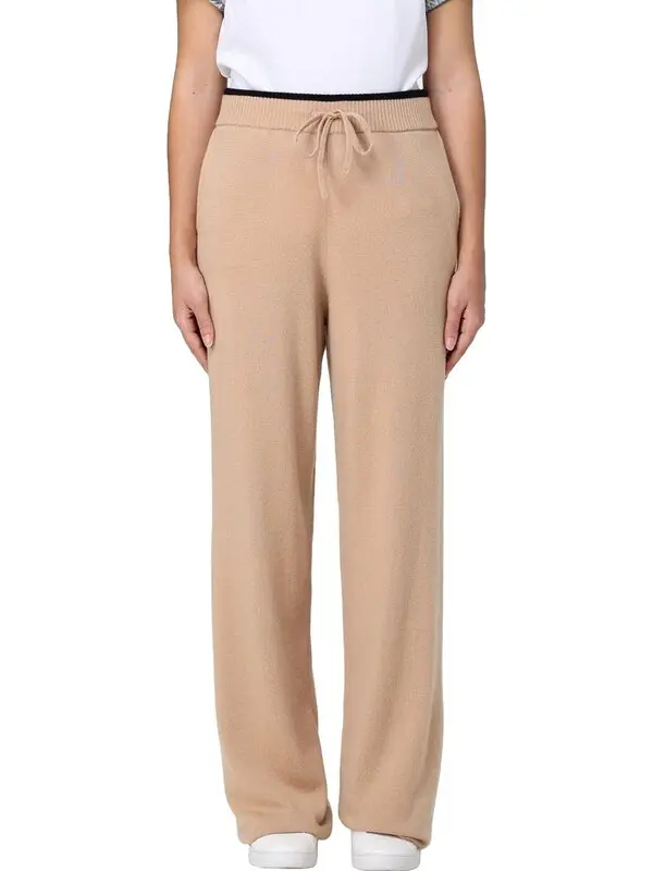 Pinko Wide Leg Trousers - Beige