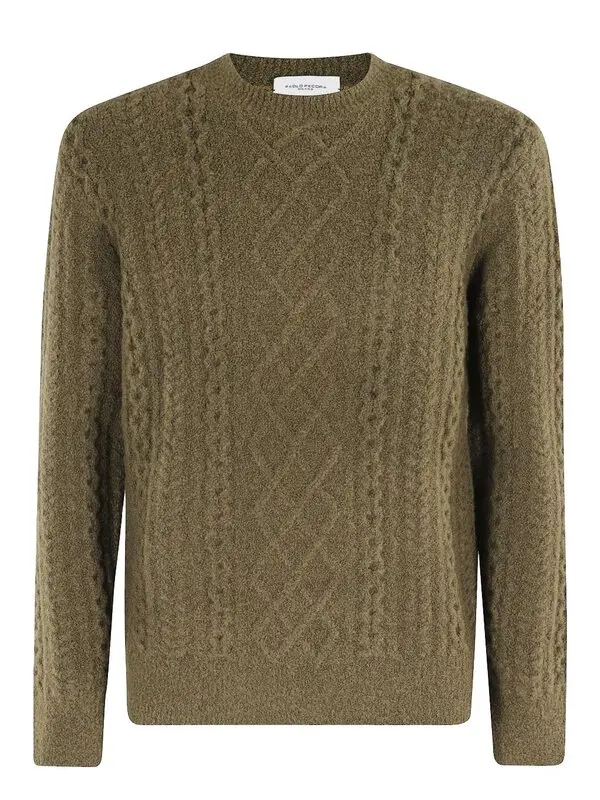PAOLO PECORA Pullover Sweater - Green