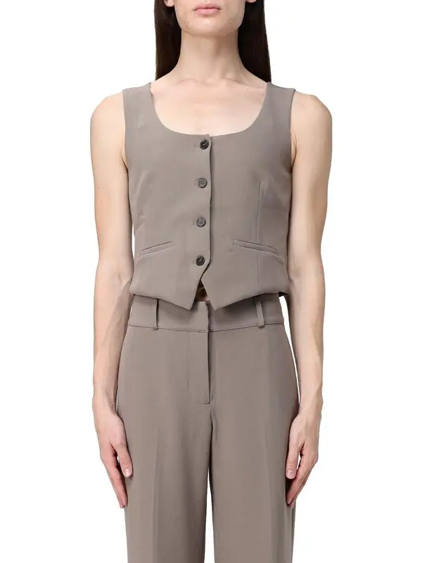 SAMSOE SAMSOE Sleeveless Waistcoat - Grey