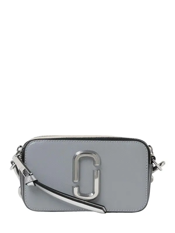 Marc Jacobs Snapshot Bag In Saffiano Leather - Grey 1