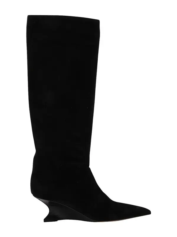 Paris Texas Knee High Boots - Black