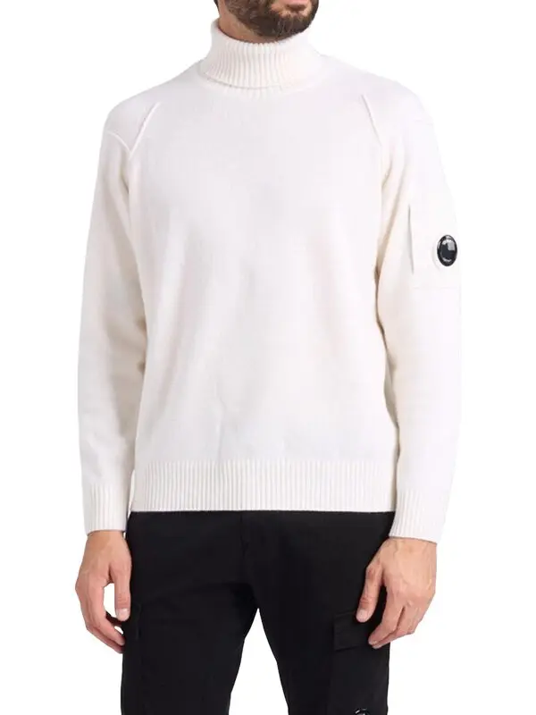 C.P. COMPANY Pullover Sweater - White 1