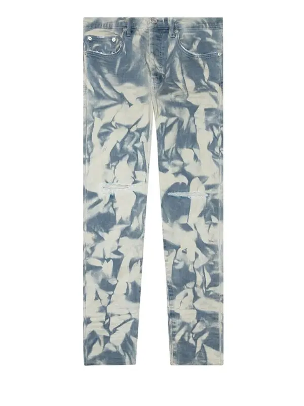 PURPLE BRAND Fatigue Marble Jeans - Blue