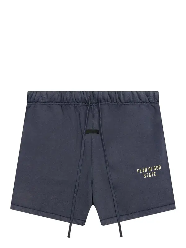 Fear Of God Heavy Fleece Soccer Short - Blue