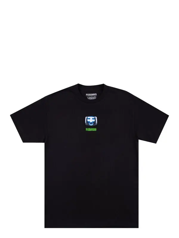 PLEASURES Tv T-shirt - Black